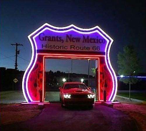 Route 66 Neon Drive-Thru Sign - Places 2 Explore