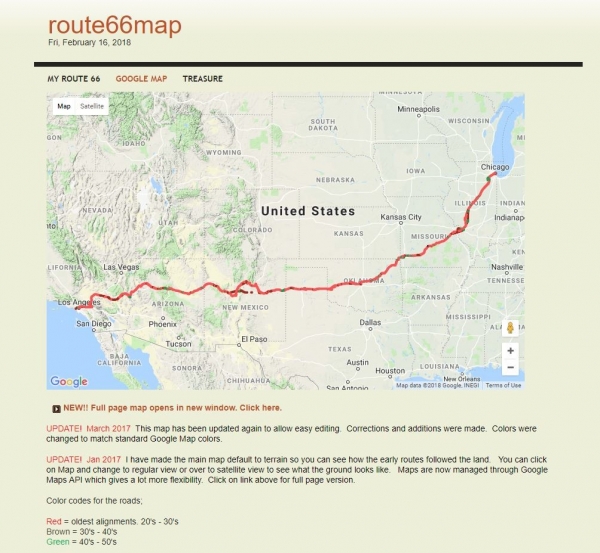 Route66map - Places 2 Explore